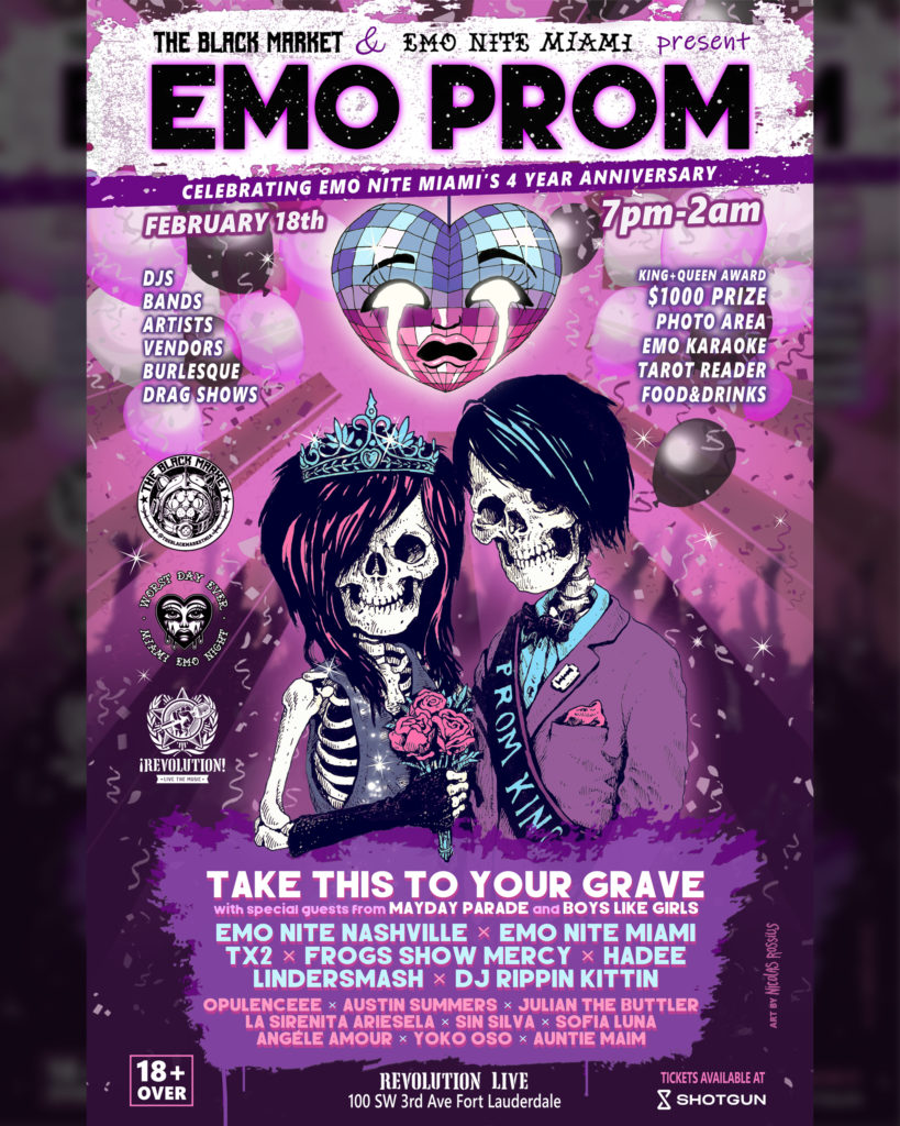 The Black Market & Emo Nite Miami Present EMO PROM! | Stache