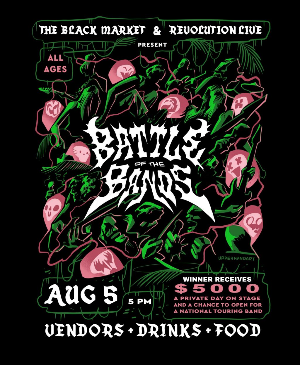 The Black Market & Revolution Live Present BATTLE OF THE BANDS | Stache